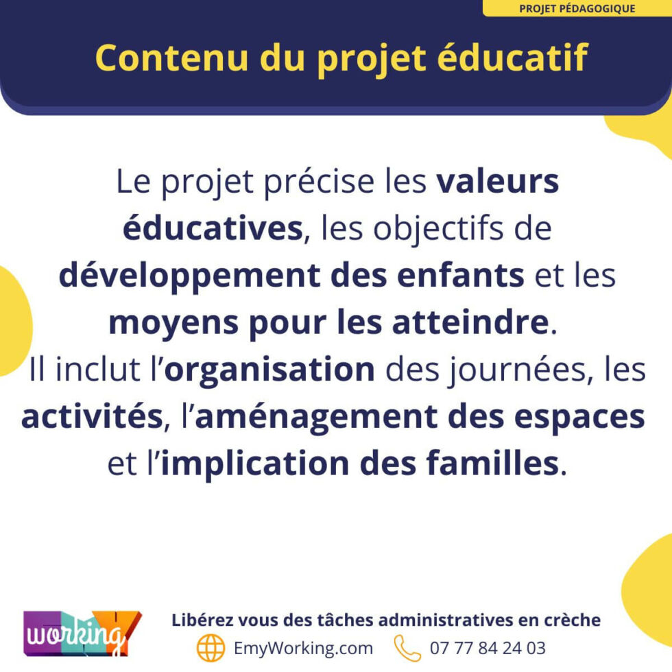 Projet Pédagogique en Crèche : Guide Pratique - Emy Working