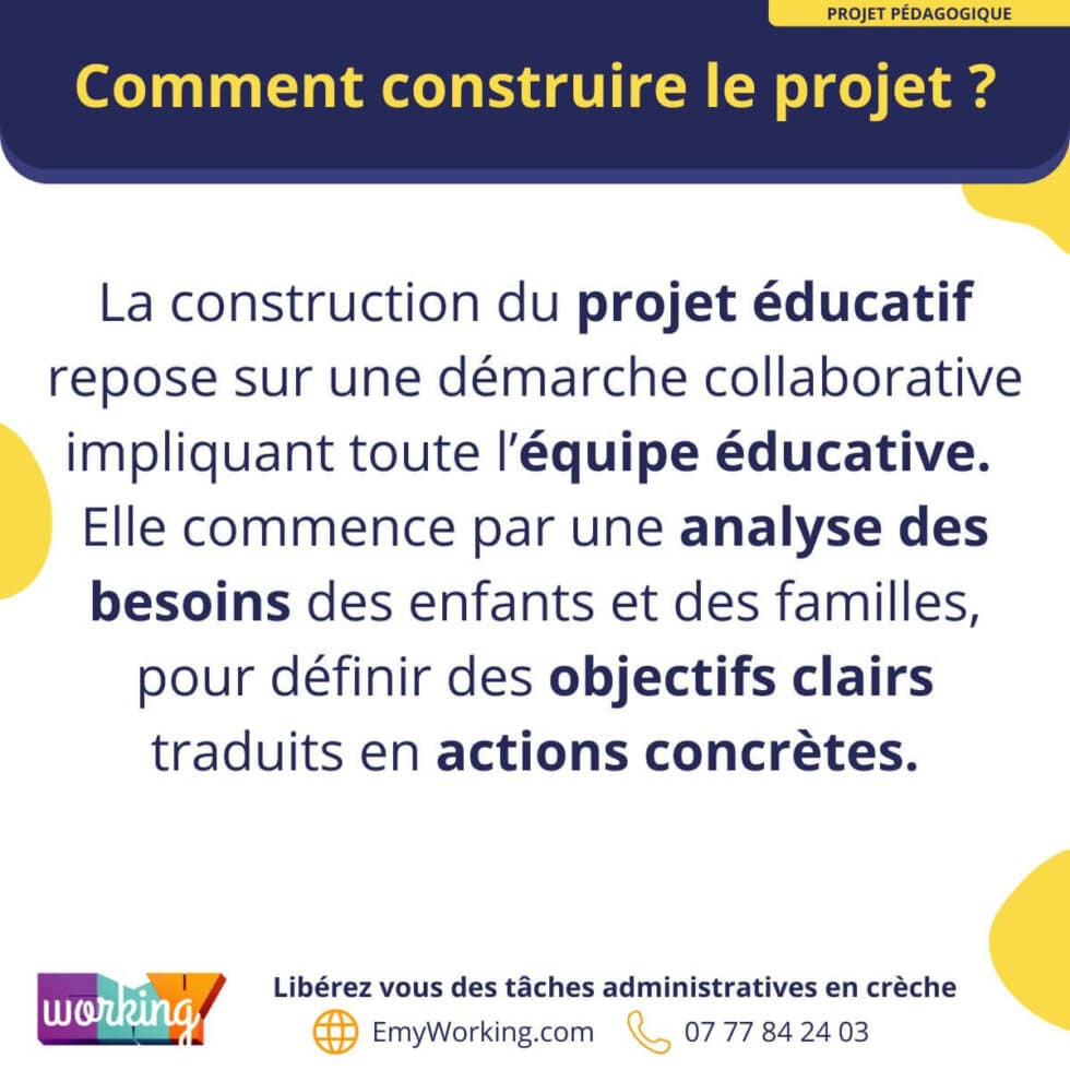 Projet Pédagogique en Crèche : Guide Pratique - Emy Working